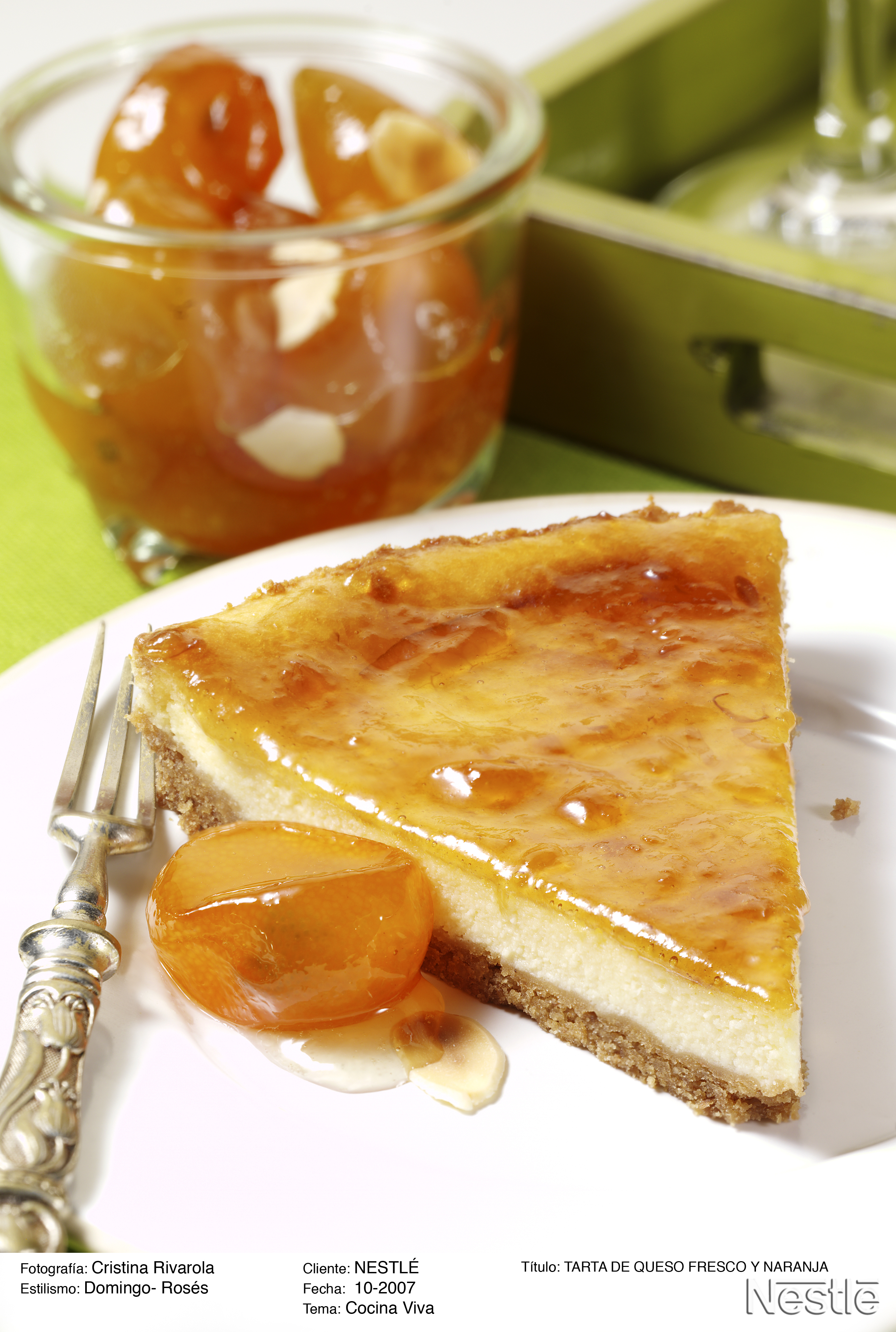 Pastel De Naranja Fresco Hecho Desde Cero