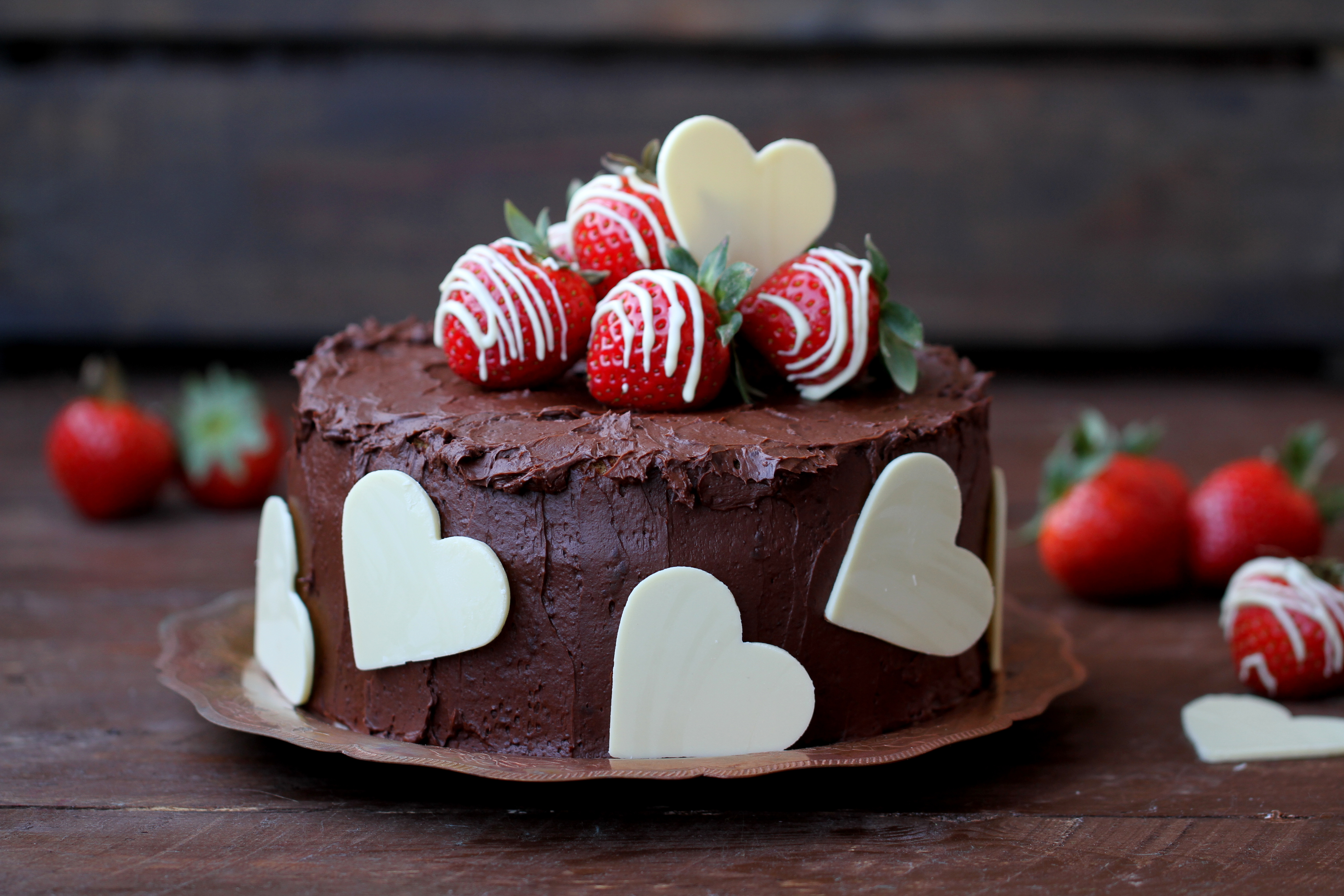 Pasteles De Chocolat Con Fresas Pastel Mostachón Choco Fresas