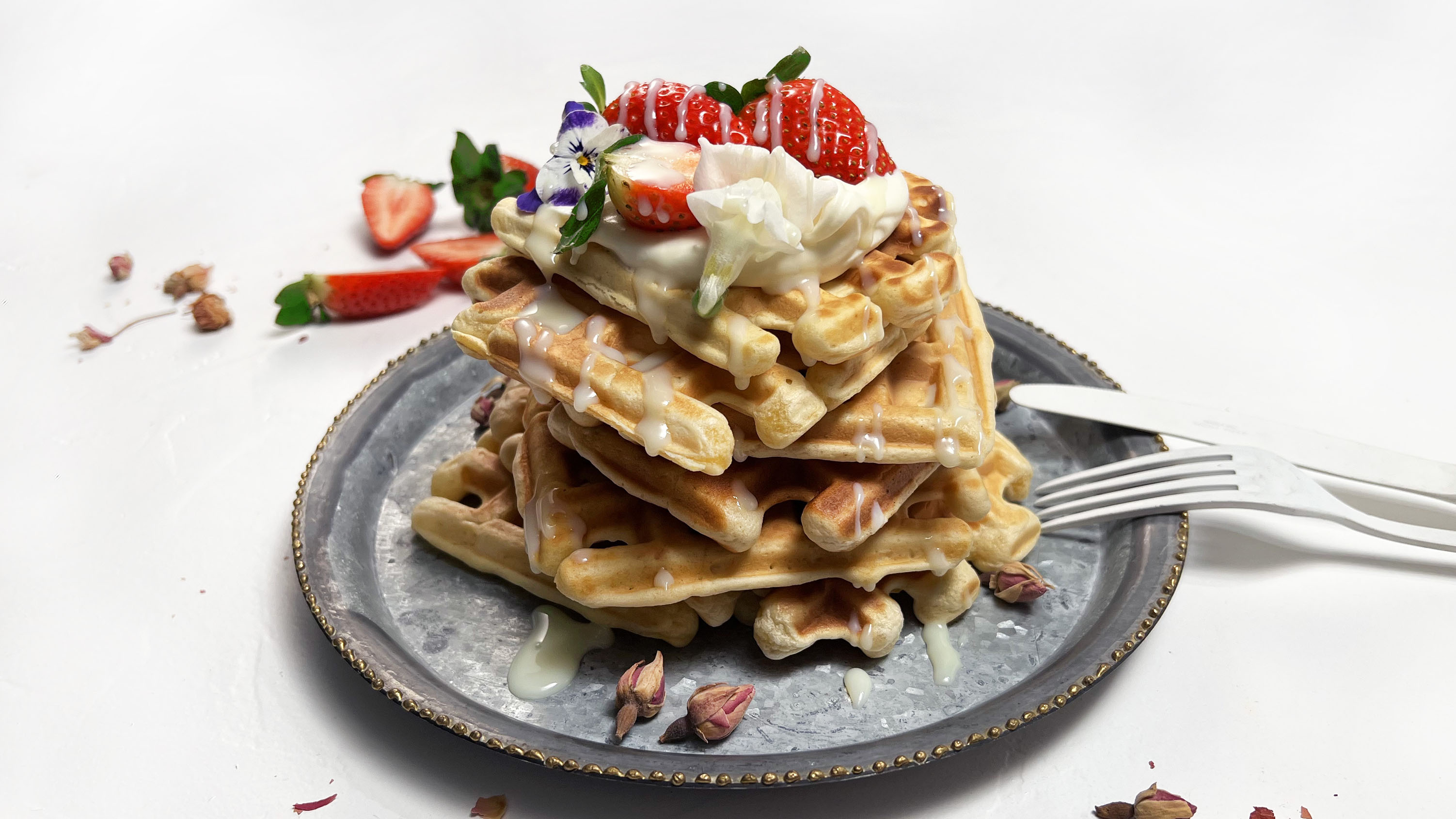 Gofres con crema de mascarpone | Nestlé Cocina