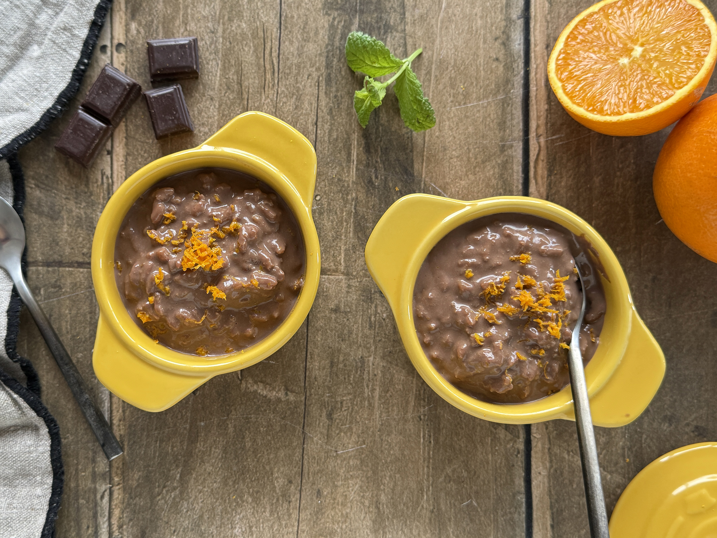 Arroz con Leche de Chocolate y Naranja en Freidora de Aire | Nestlé Cocina