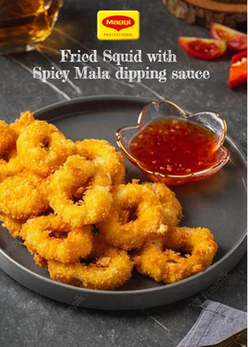 Fried Squid with Spicy Mala Dipping Sauce Recipe | Nestlé Professional