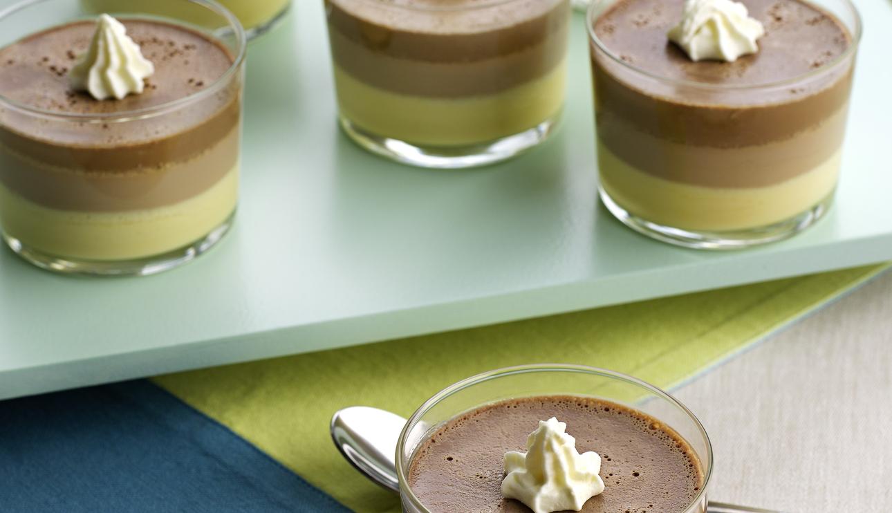 Flan De Tres Chocolates Con Thermomix® Tm31 Tm5 Nestlé Cocina