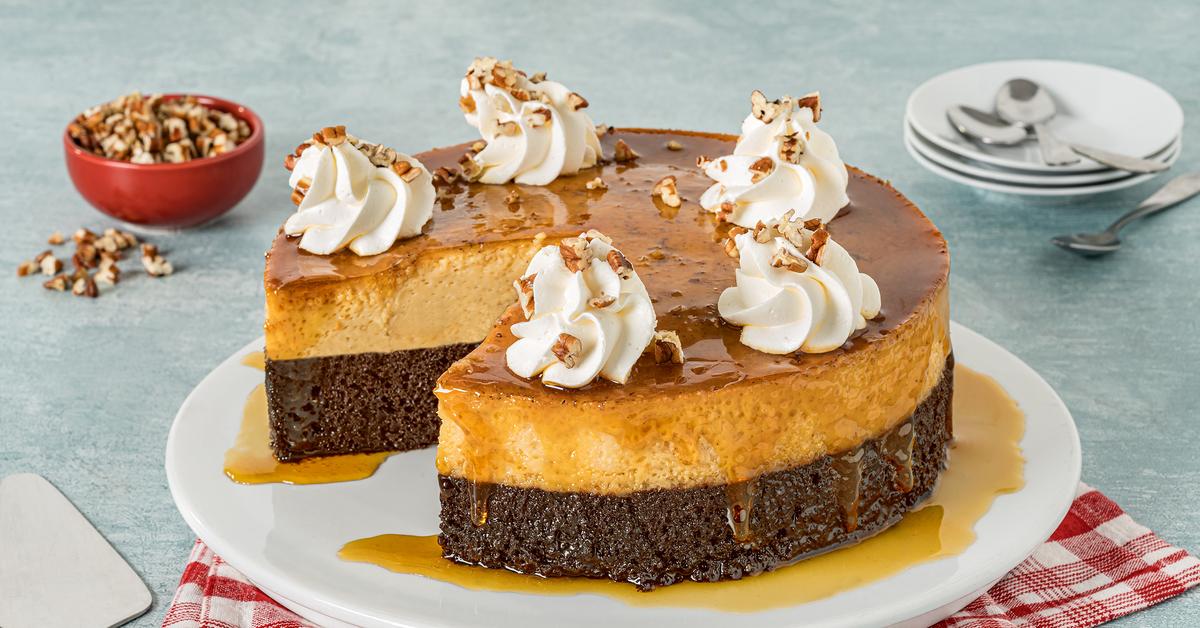 Chocoflan (Flan Imposible)