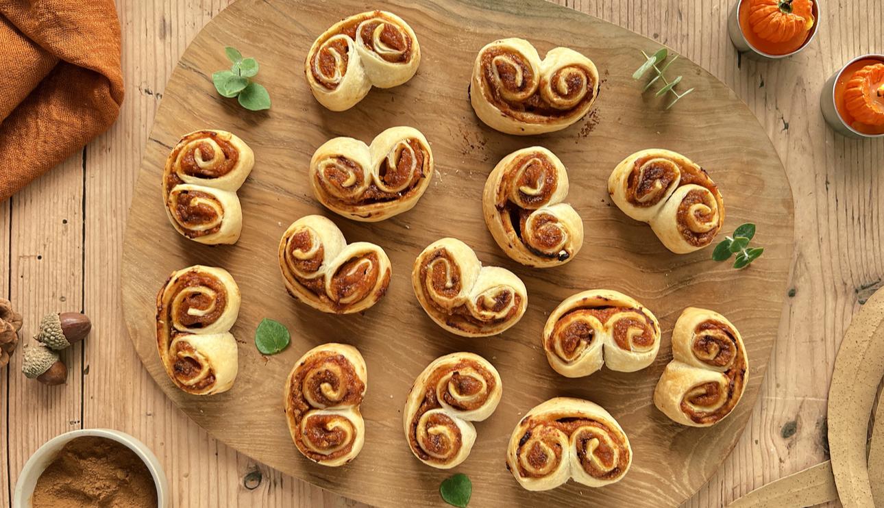 Palmeritas otoñales de calabaza | Nestlé Cocina